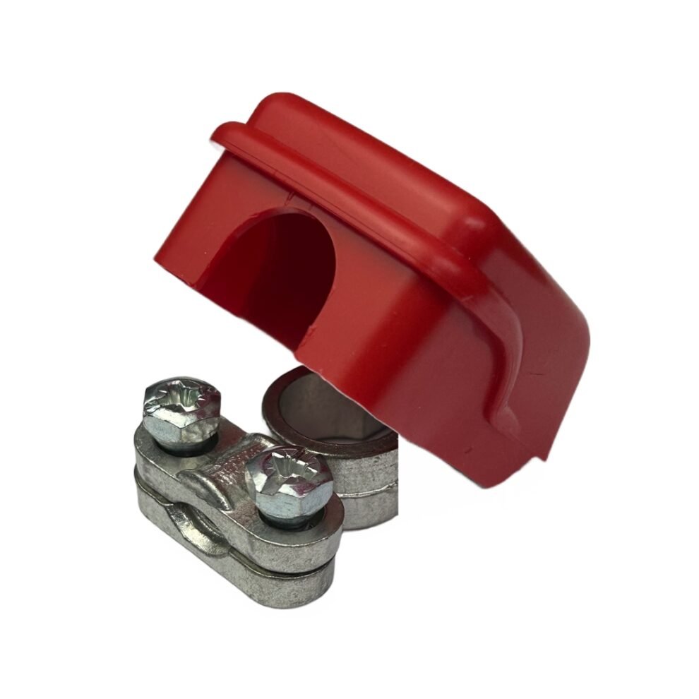 Ebienne Quick Release Battery Terminal Clamps - Red & Blue